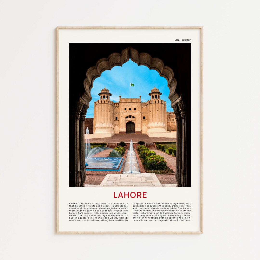 Lahore Print Film Photo, Lahore Wall Art, Lahore Poster, Lahore Photo ...