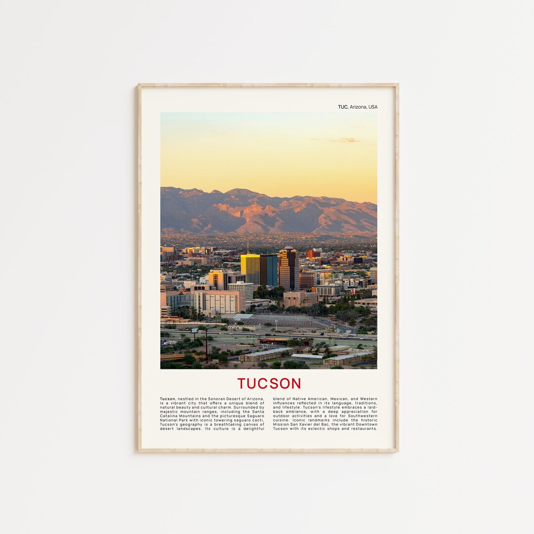 Tucson Print Film Photo Tucson Wall Art Tucson Poster - Etsy