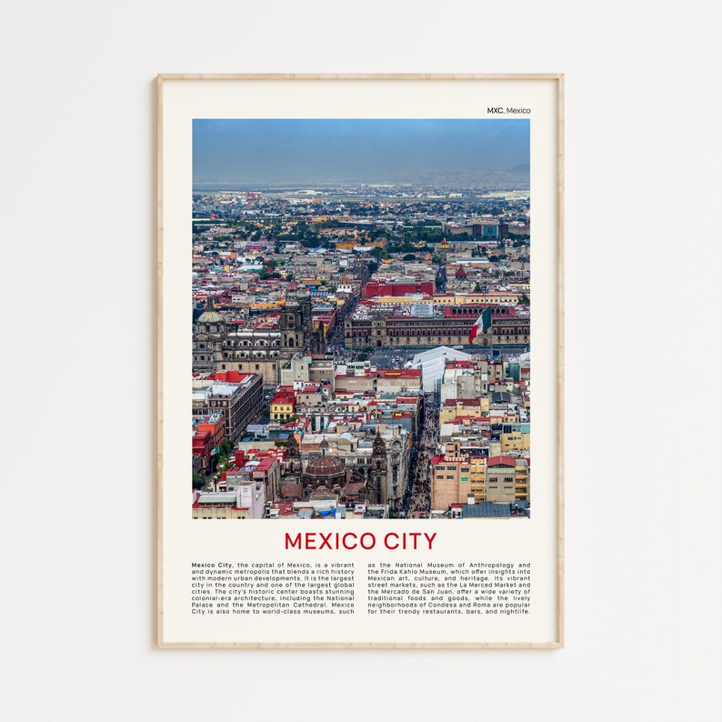 Mexico City Print Film Photo, Mexico City Wall Art, Mexico City Poster ...