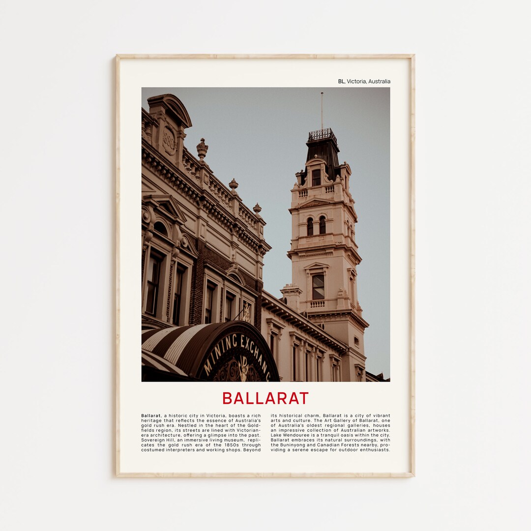 Ballarat Print Film Photo, Ballarat Wall Art, Ballarat Poster, Ballarat ...