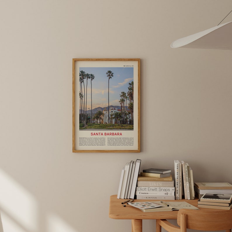 Santa Barbara Print Film Photo, Santa Barbara Wall Art, Santa Barbara ...