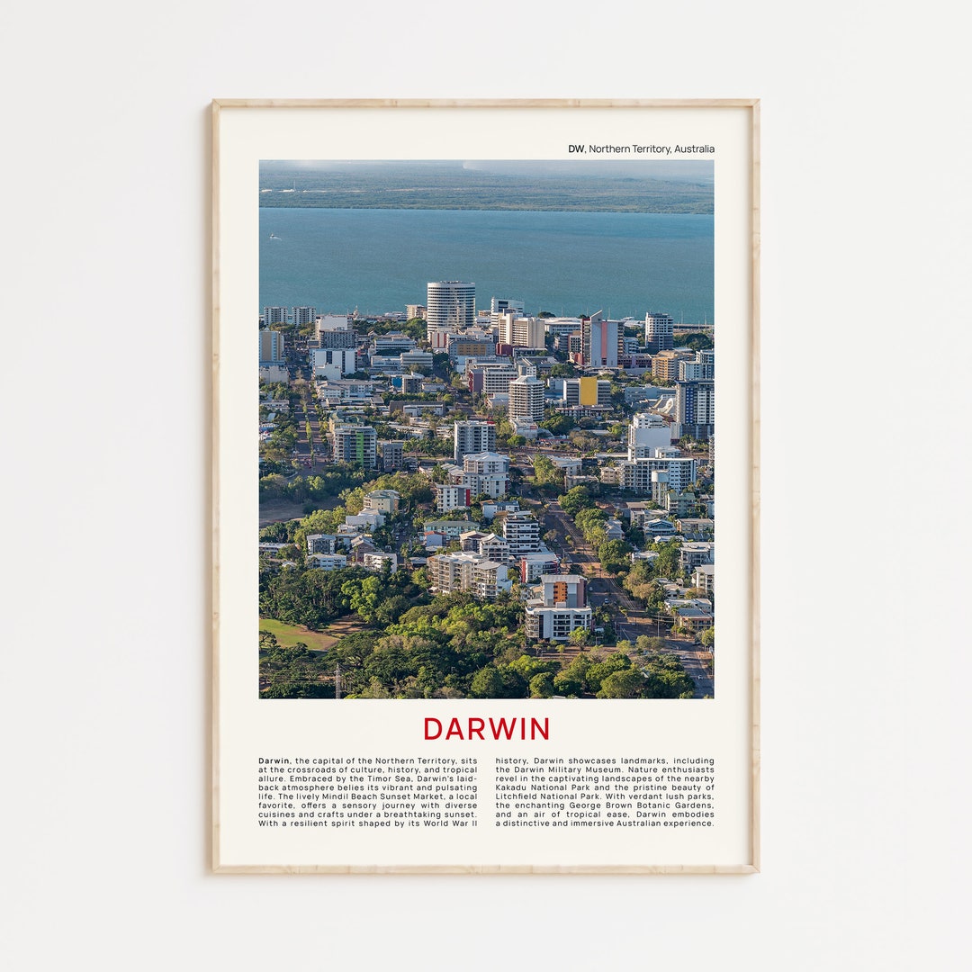 Darwin Print Film Photo, Darwin Wall Art, Darwin Poster, Darwin Photo ...