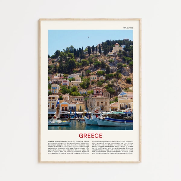 Greece Poster - Etsy