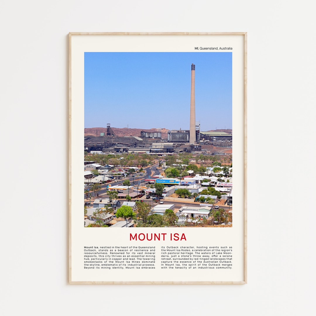 Mount Isa Print Film Photo, Mount Isa Wall Art, Mount Isa Poster, Mount ...