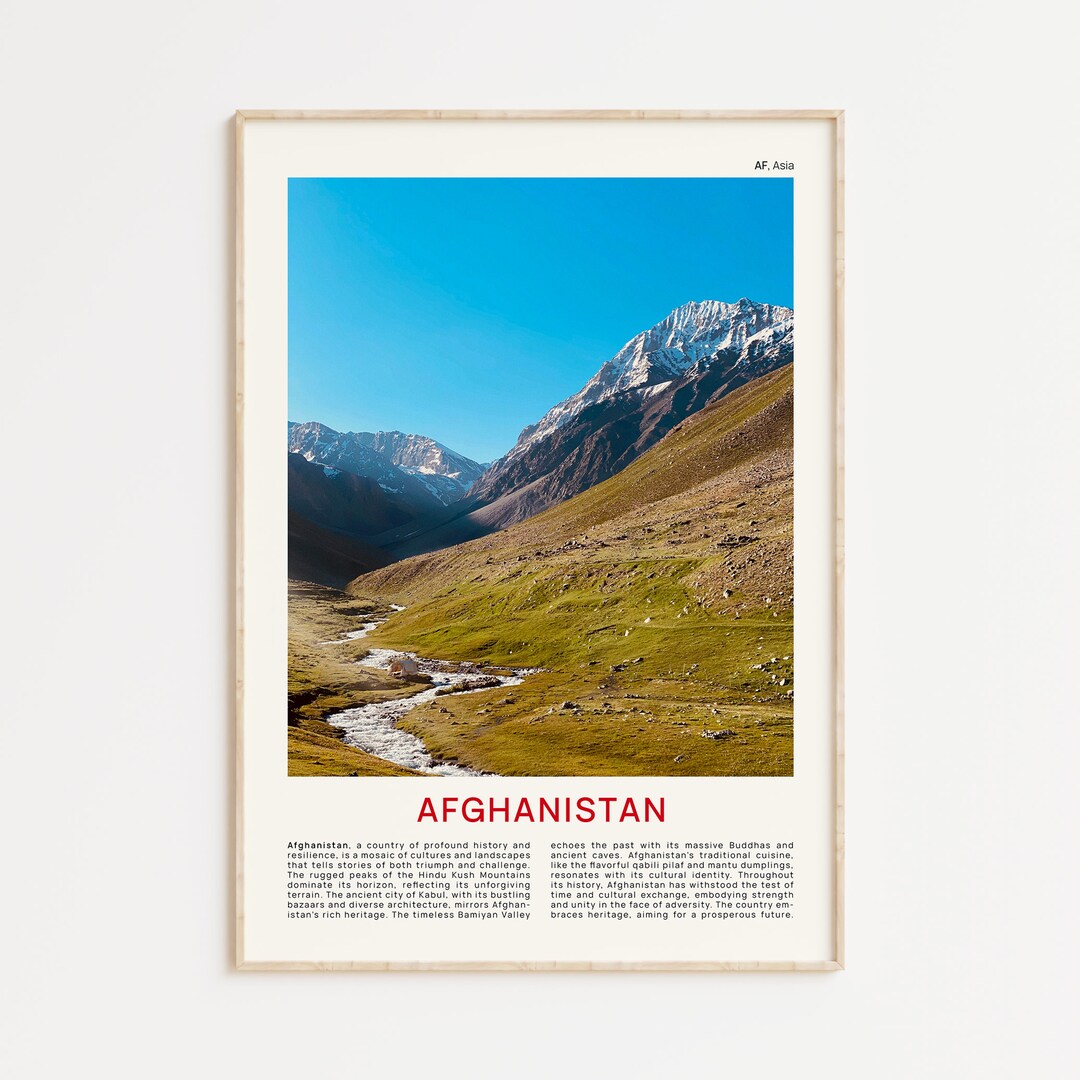 Afghanistan Print Film Photo, Afghanistan Wall Art, Afghanistan Poster ...