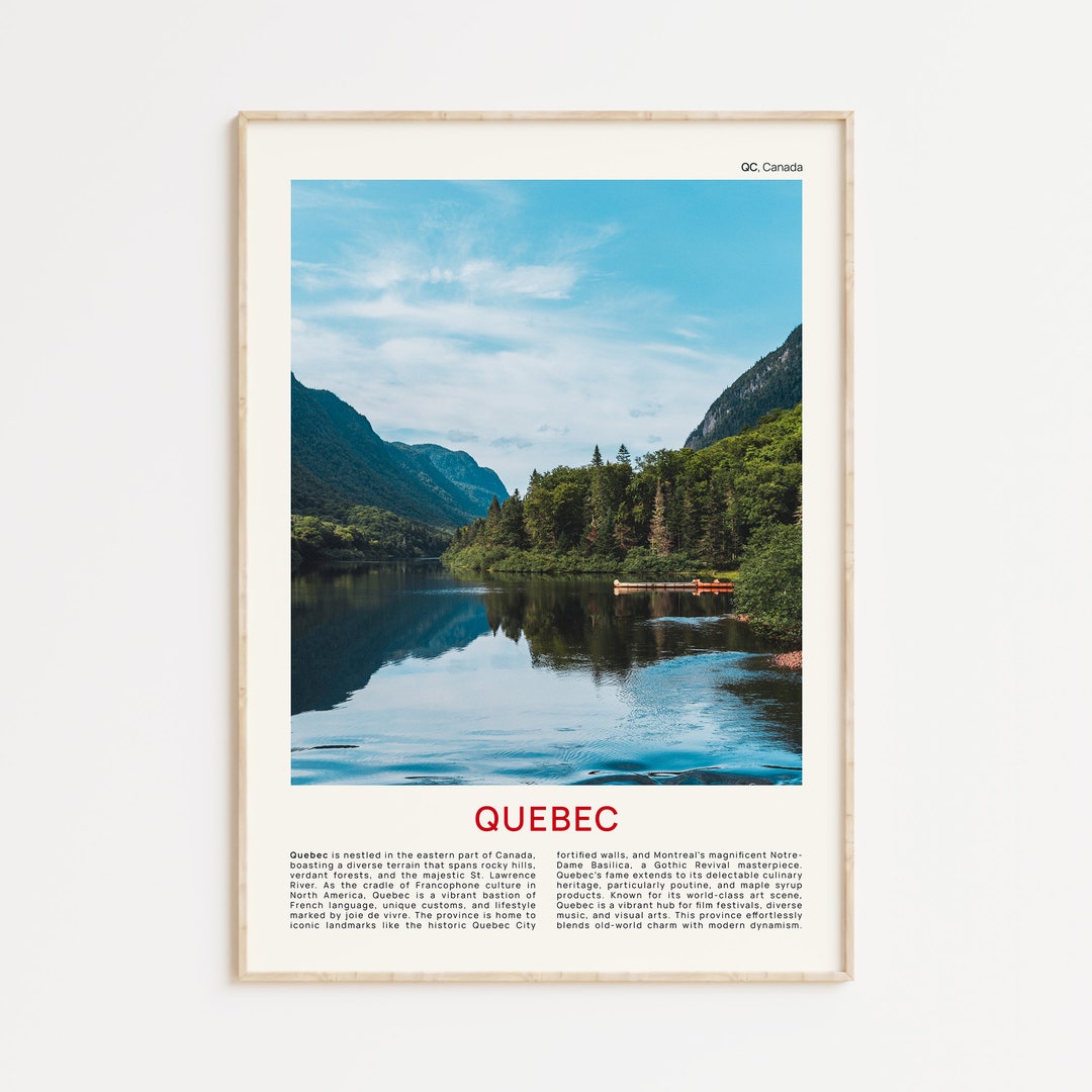 Quebec Print Film Photo, Quebec Wall Art, Quebec Poster, Quebec Photo ...