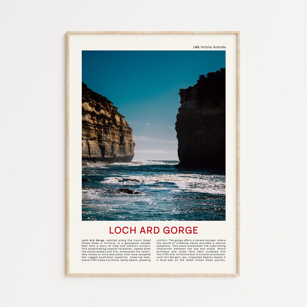 Loch Ard Gorge Print Film Photo, Loch Ard Gorge Wall Art, Loch Ard ...