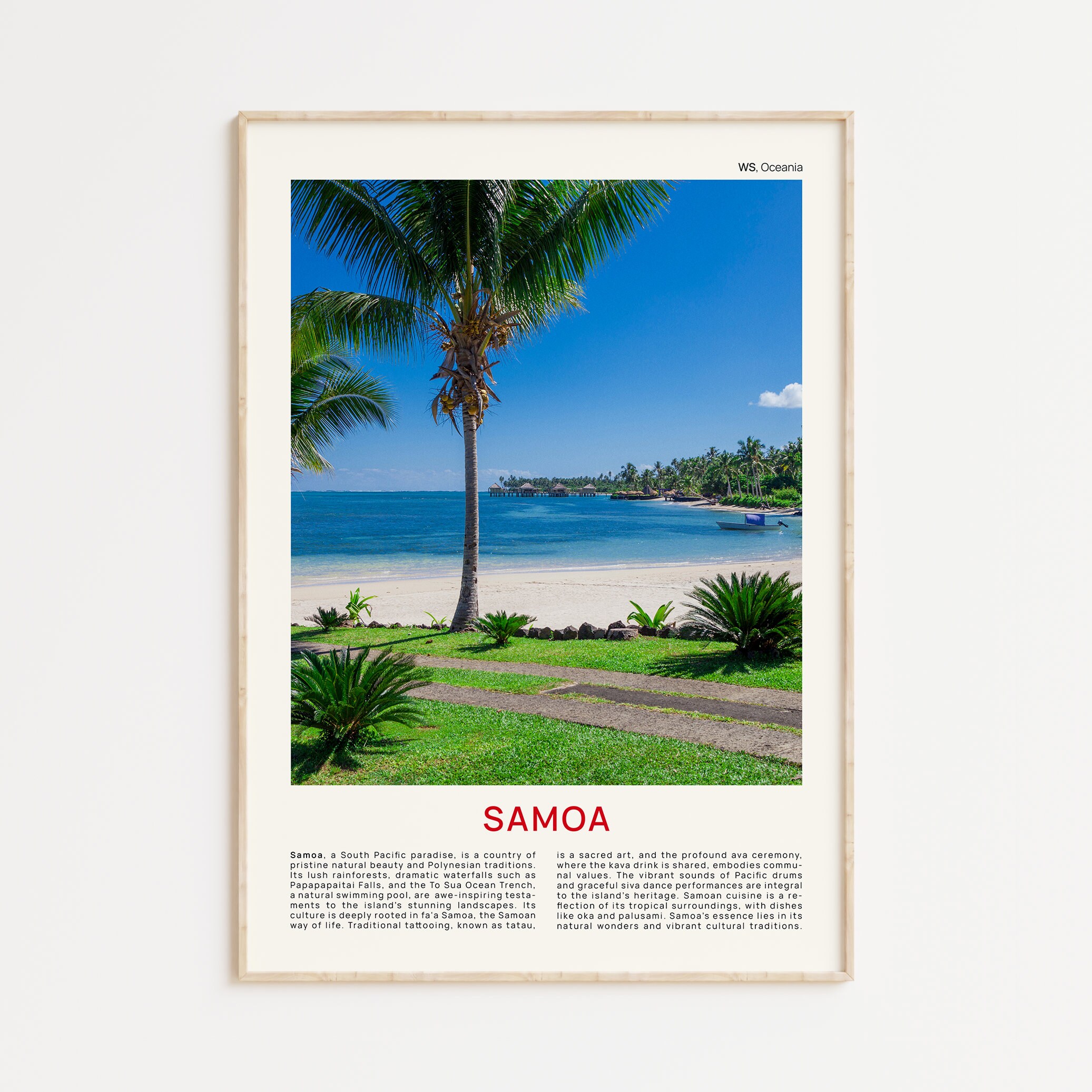 Samoa Print Film Photo, Samoa Wall Art, Samoa Poster, Samoa Photo ...