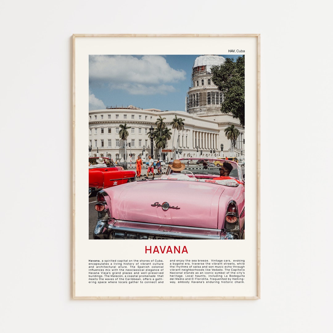 Havana Print Film Photo, Havana Wall Art, Havana Poster, Havana Photo ...
