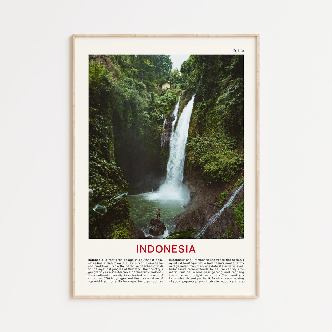 Indonesia Print Film Photo, Indonesia Wall Art, Indonesia Poster ...