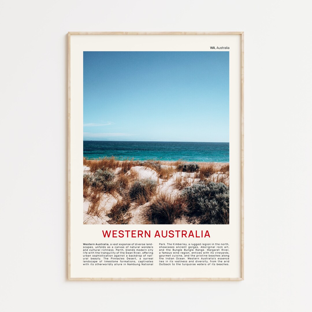 Western Australia Print Film Photo, Western Australia Wall Art, Western ...