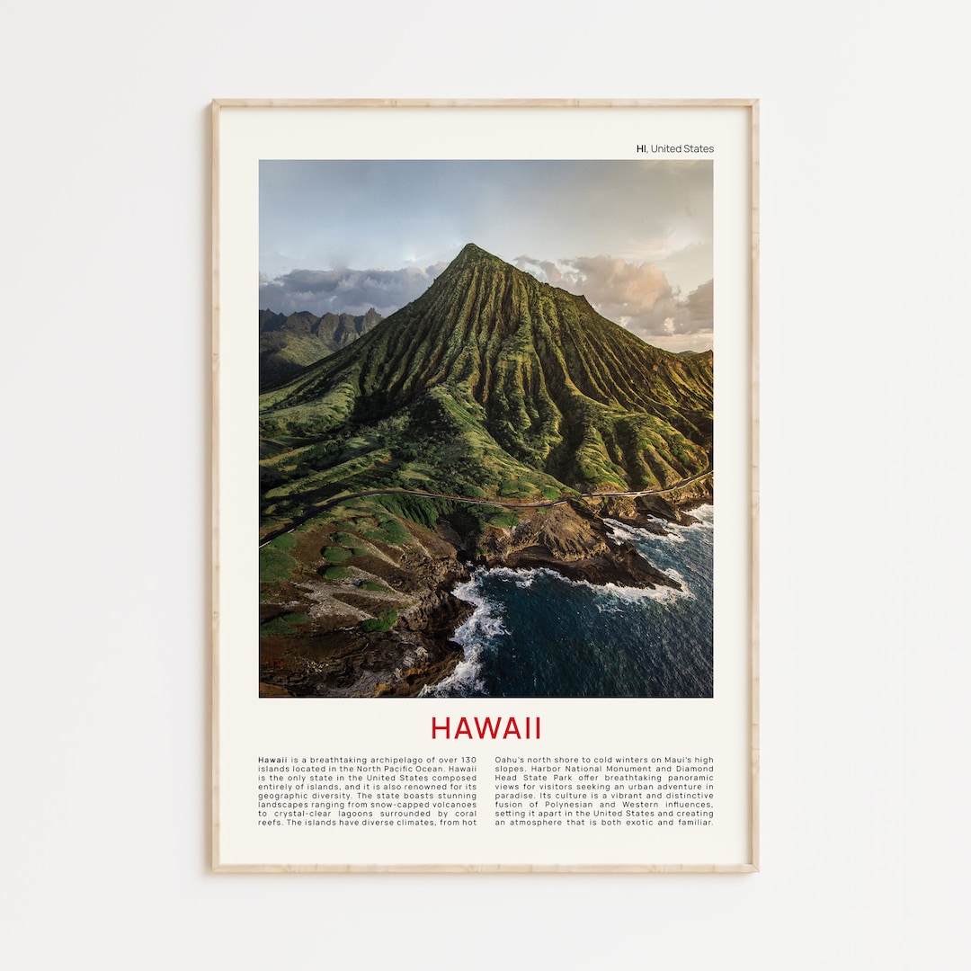 Hawaii Print Film Photo, Hawaii Wall Art, Hawaii Poster, Hawaii Photo ...