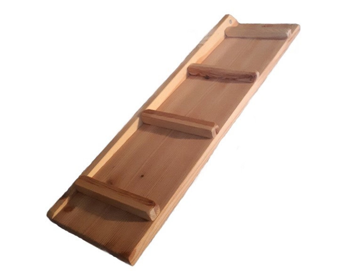 Pinewood Wall Staircase for Cats - Wall Playground Ladder Climbing Aid ...