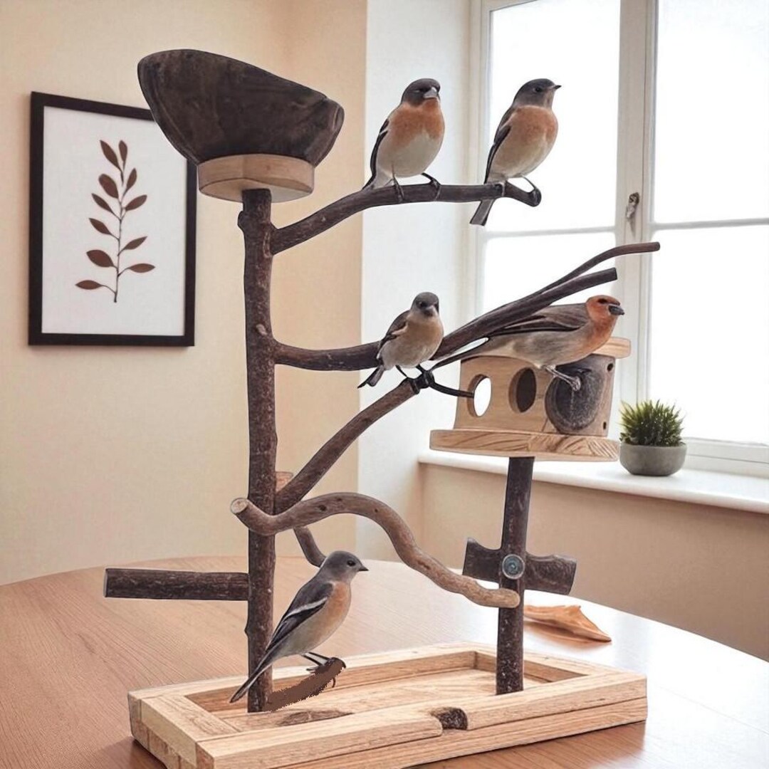 Climbing Tree "delta" 50 Cm High Table Perch for Birds, Budgies ...
