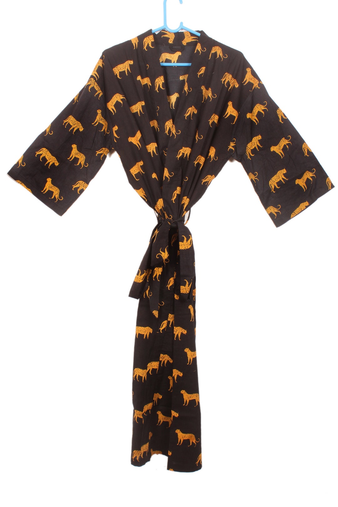Tiger Print Kimono Robes Bridesmade Kimono Robes Bath Robes - Etsy