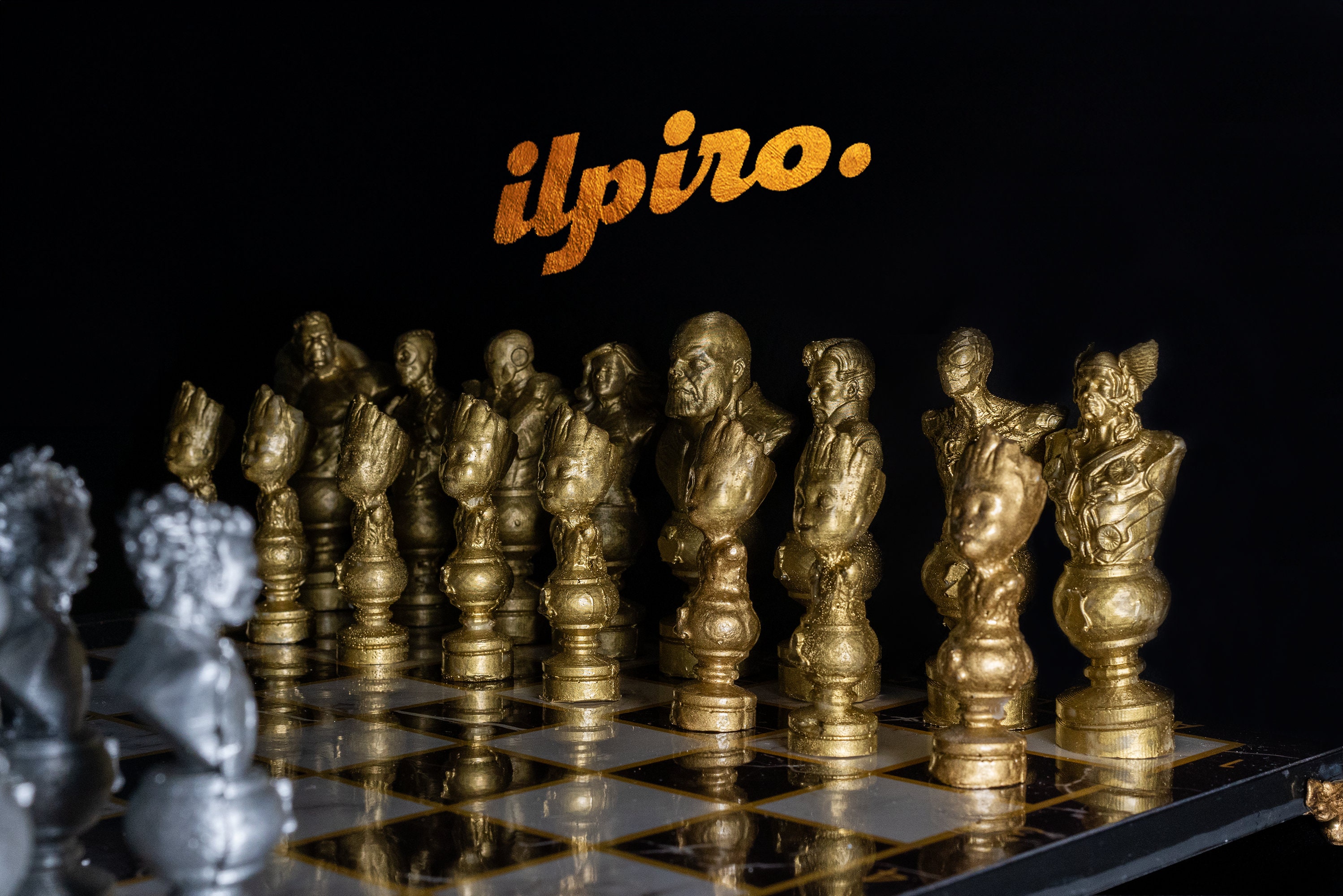 Epic Marvel Chess Set: Handcrafted Figurines Legendary Moves - Etsy