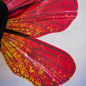 Iridescent Red Fairy Wings Halloween Costume - Etsy
