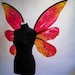 Iridescent Red Fairy Wings Halloween Costume - Etsy