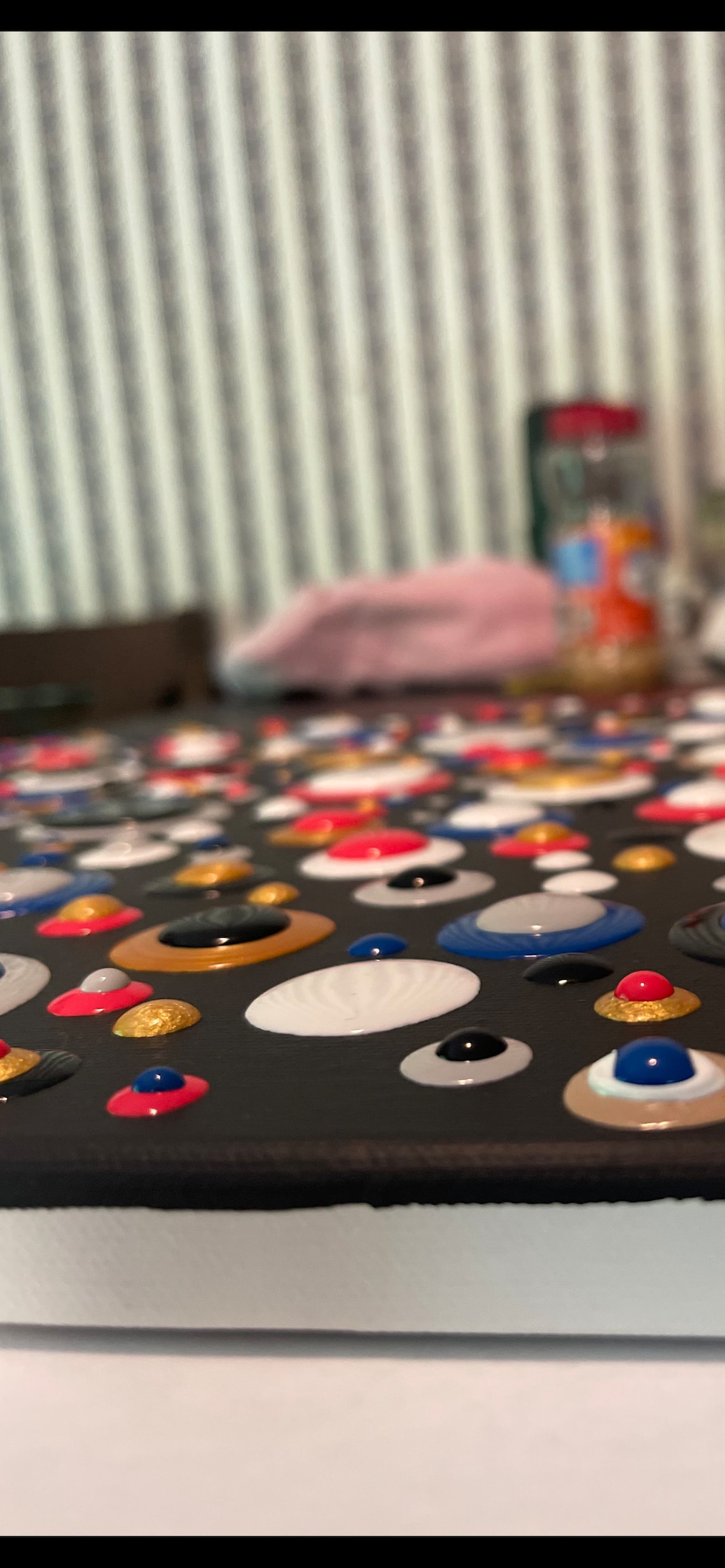Blob Style 3D Painting , “lots of Blobs” 16 X 20 Stretched Canvas ...