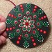 3 Mandala Christmas Ornaments. Set of 3, FREE Bonus With First Order ...