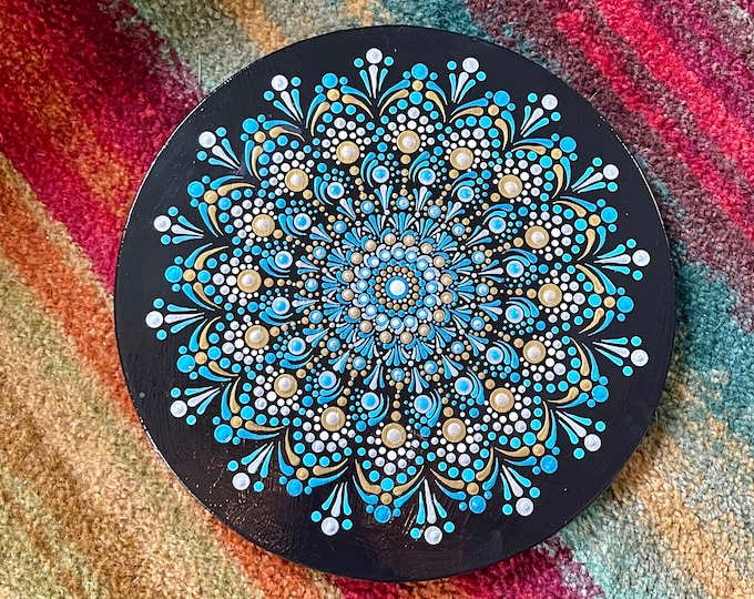 Mandala Lazy Susan Turntable Serving Tray Charcuterie Board 14 In - Etsy