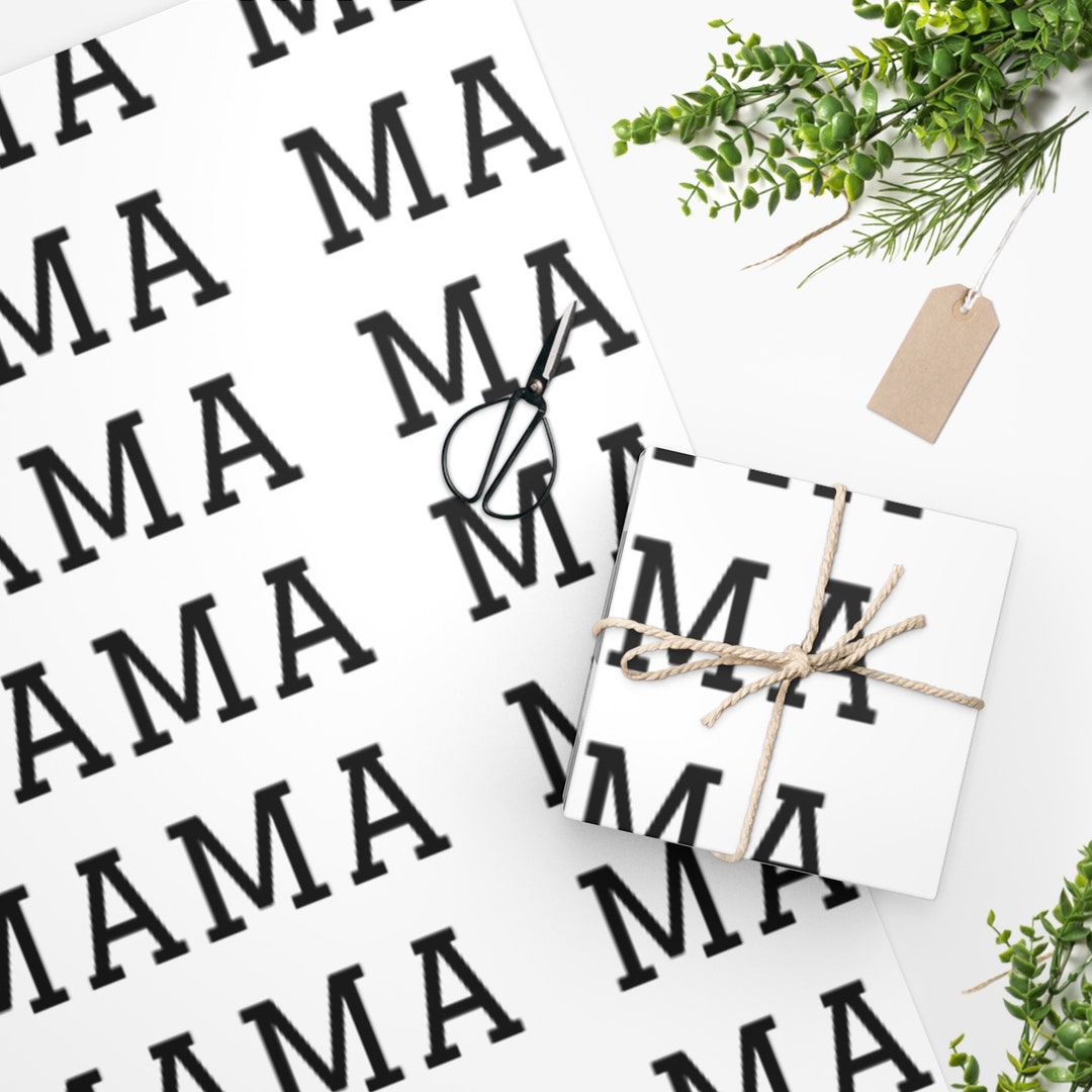 Mom Wrapping Paper - Etsy