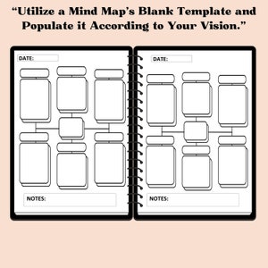Mind Mapping Journal , Mind Mapping , Printable Mind Map , Brainstorm ...