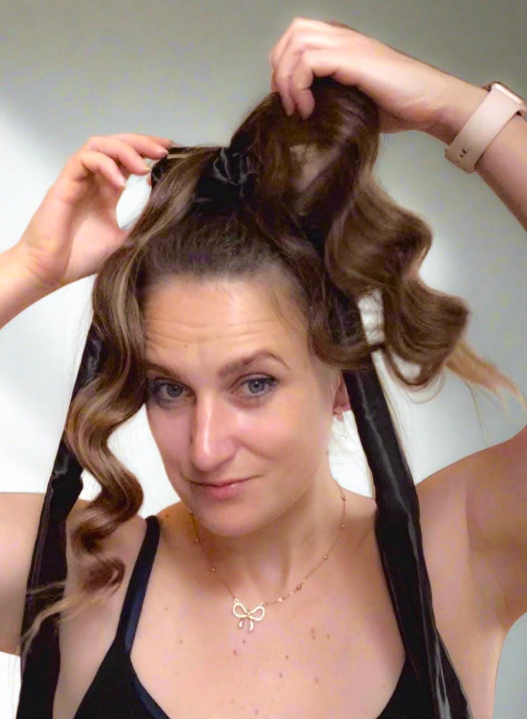 Heatless Hair Curler: Overnight Curls With Scrunchie Curler Easy and ...