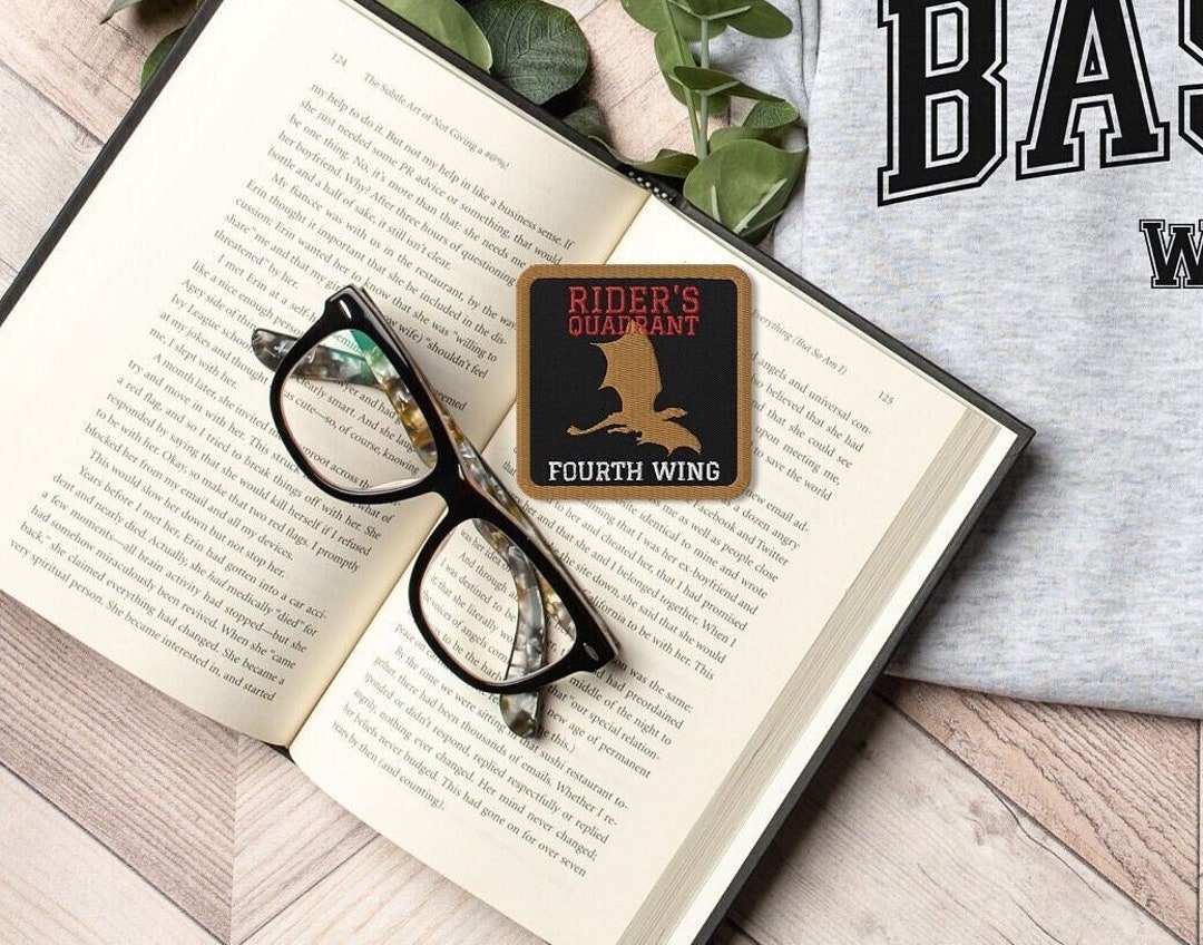 Fourth Wing Embroidered Patch, Basgiath War College Patch, Fourth Wing ...