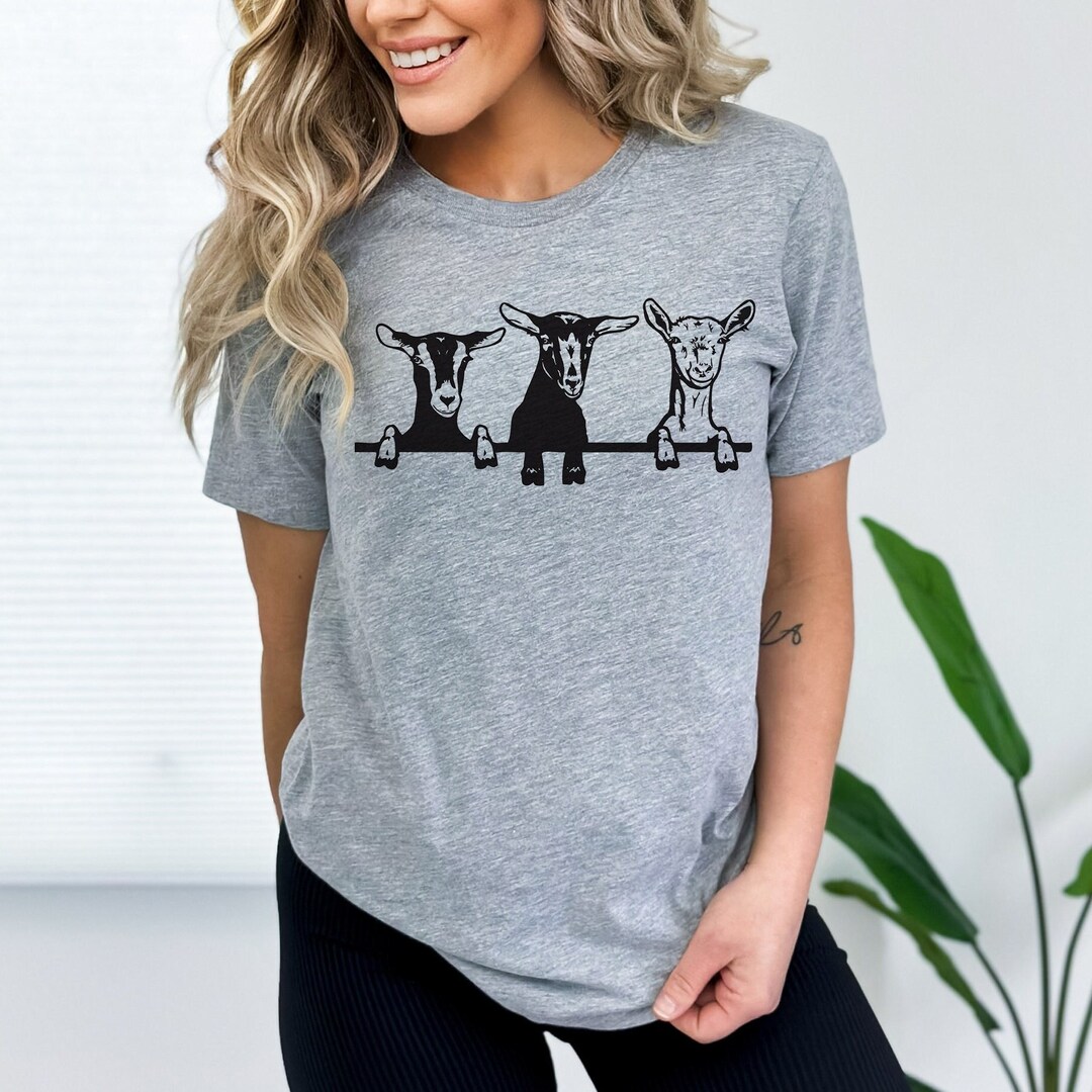 Goats Shirts, Cute Goats Sweatshirt, Funny Goat Shirt, Farm Animal ...
