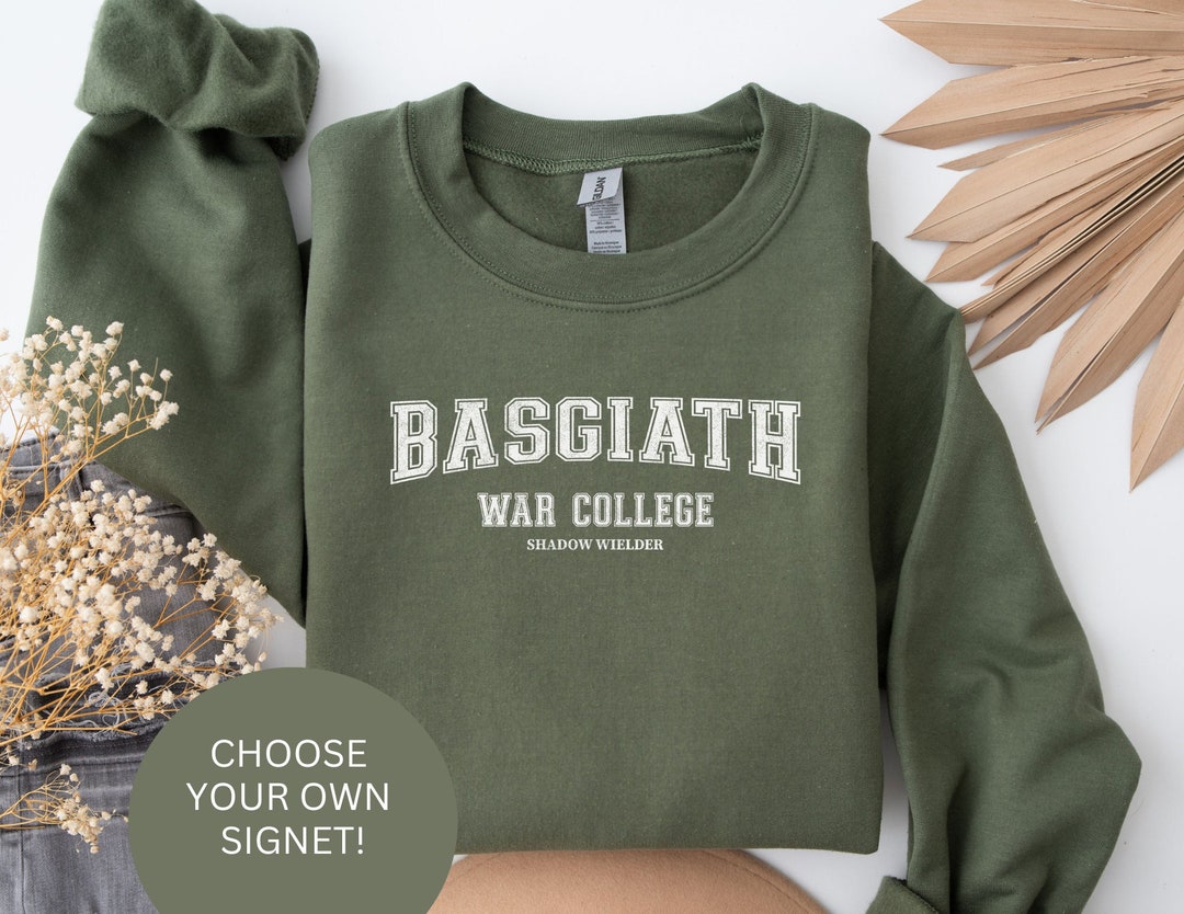 Personalized Basgiath War College Sweatshirt, Fourth Wing, Bookish ...