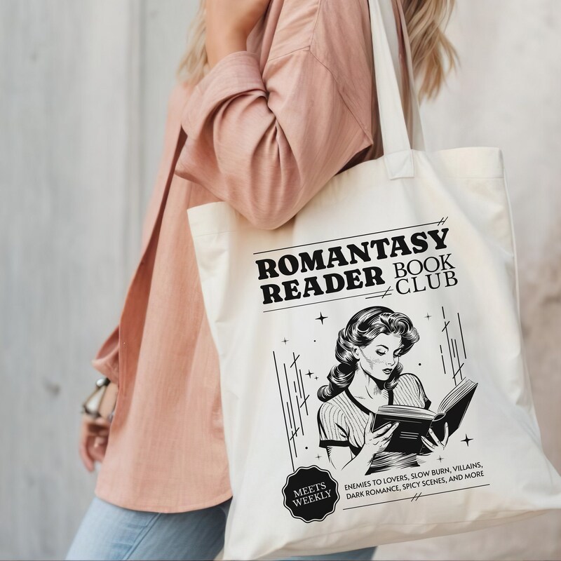 Book Club Tote Bags - Etsy