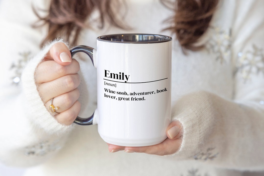 Personalized Name Definition Mug, Personalize Name Coffee Mug, Custom Name Mug, Name Meaning Mug ...