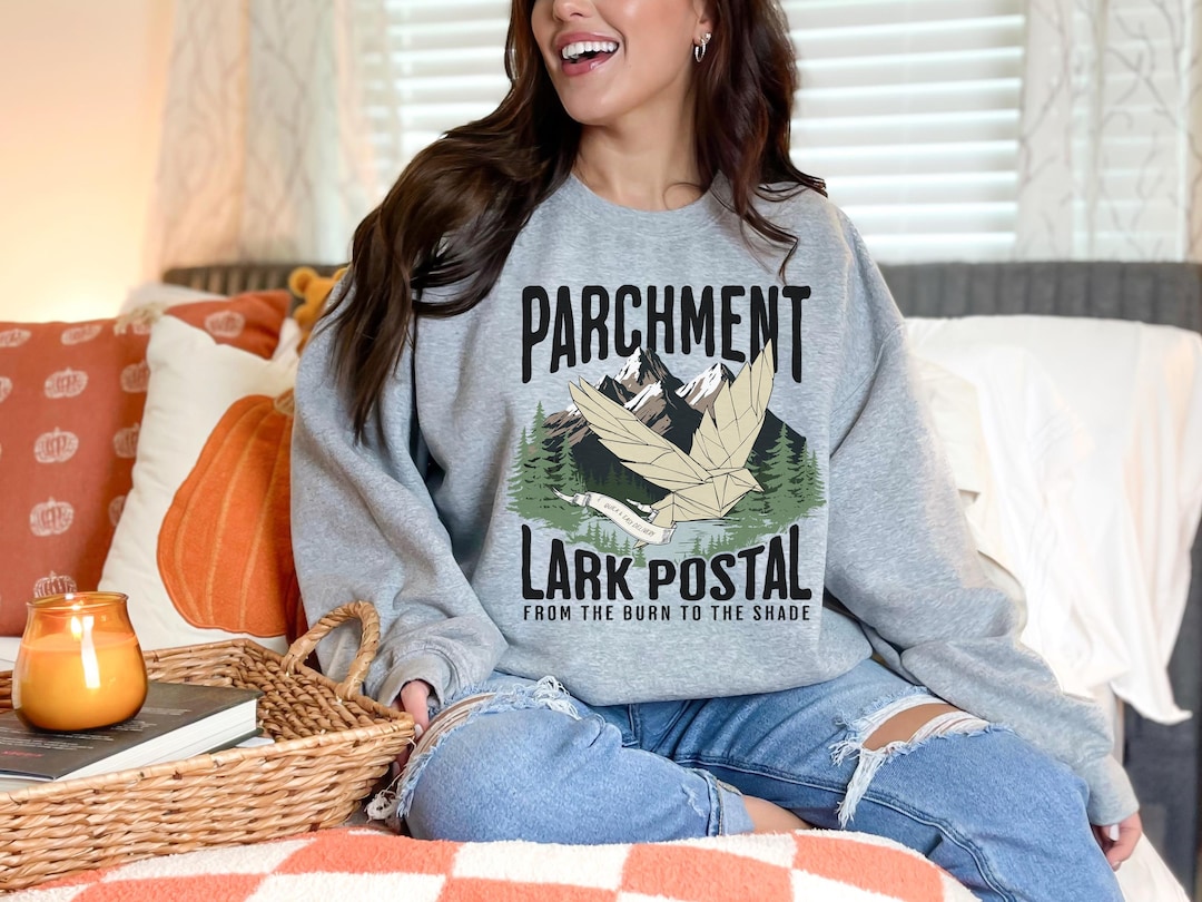 Parchment Lark Sweatshirt: Sarah A. Parker Licensed Booktok Merch - Etsy