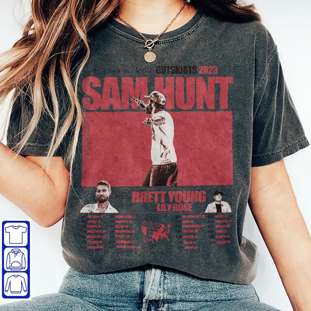 Sam Hunt Summer on the Outskirts 2023 Tour Shirt Sam Hunt Fan - Etsy