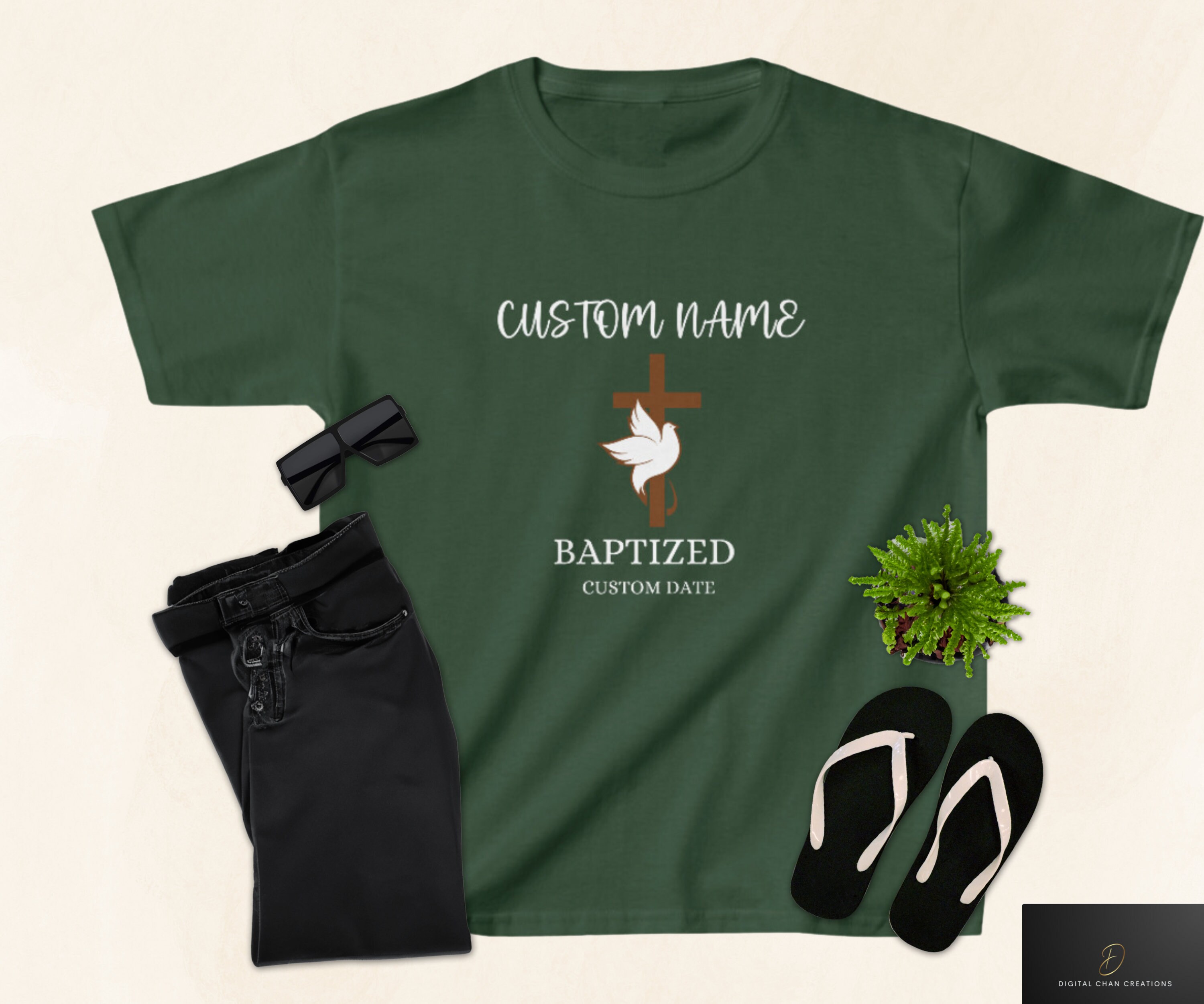 Custom Kids Baptism Shirt, Personalized Shirt for Newly Baptized ...