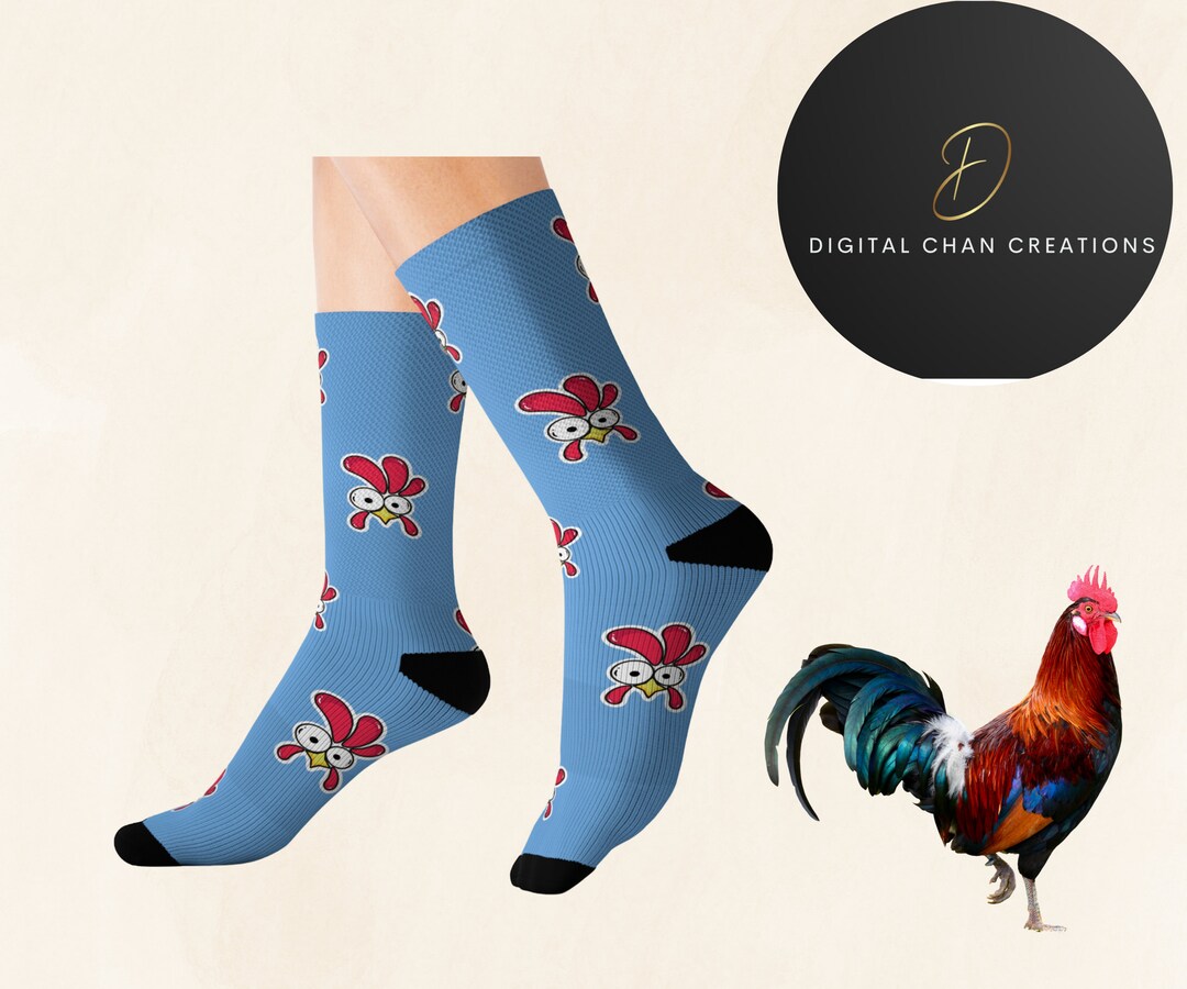 Goofy Chicken Socks, Farm Animals Socks, Chicken Rooster Gifts, Funny Novelty Cute Socks, Gift ...