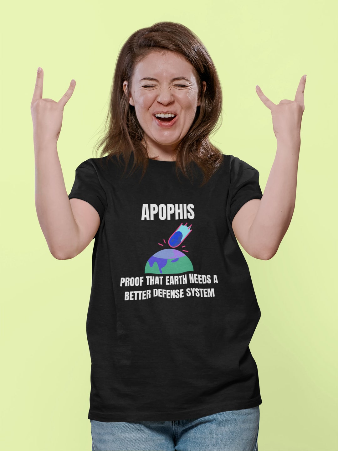 Asteroid Apophis Shirt, Astronomy T Shirt, Space Lovers Tee, Meteor ...