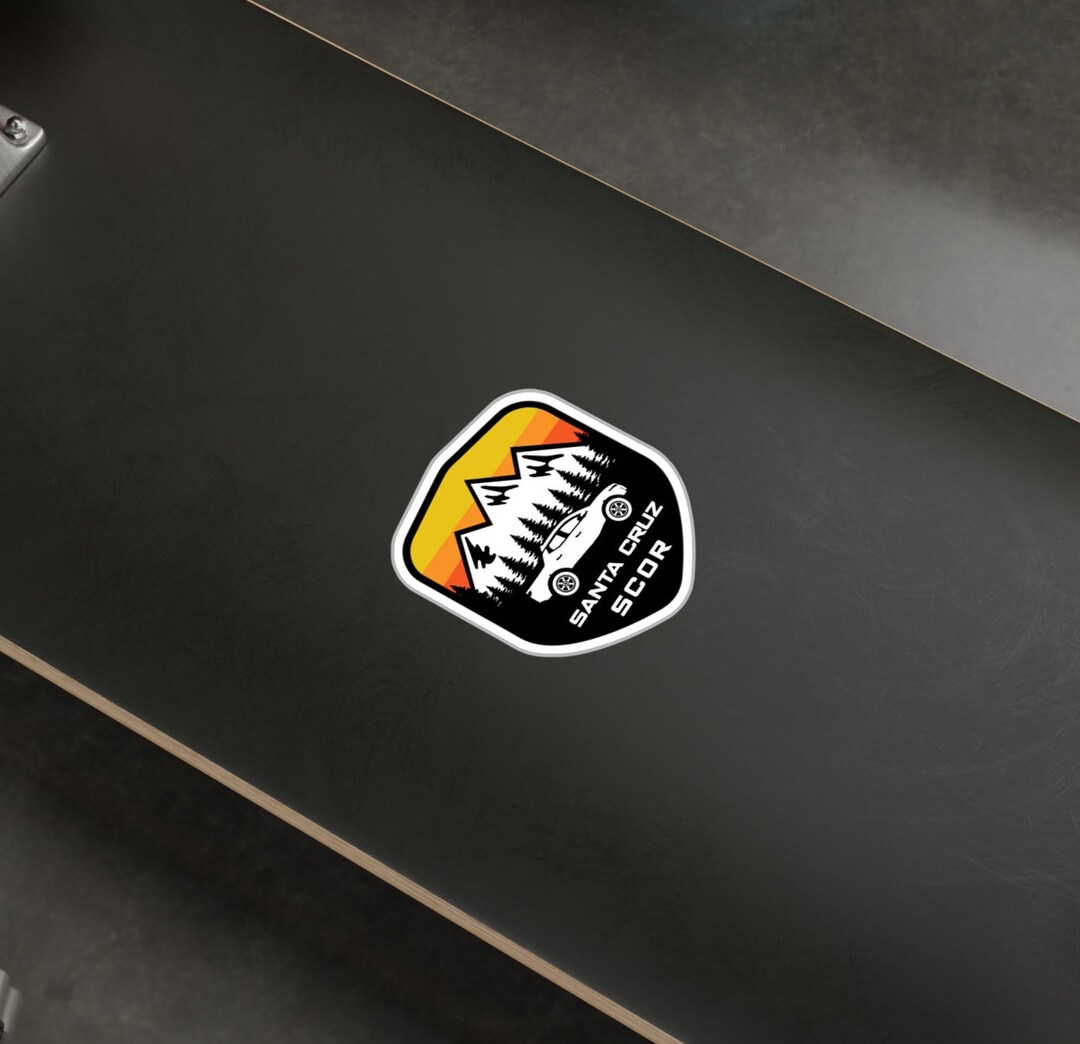 Bundle -2 Santa Cruz Stickers (2- 3x4) Save 20% FREE SHIPPING - Etsy