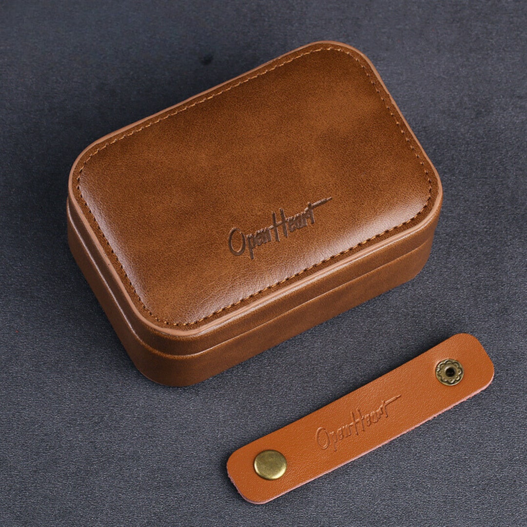 Cable Case / Earphone Case / Bag PU Leather Case for Headphone Earphone ...