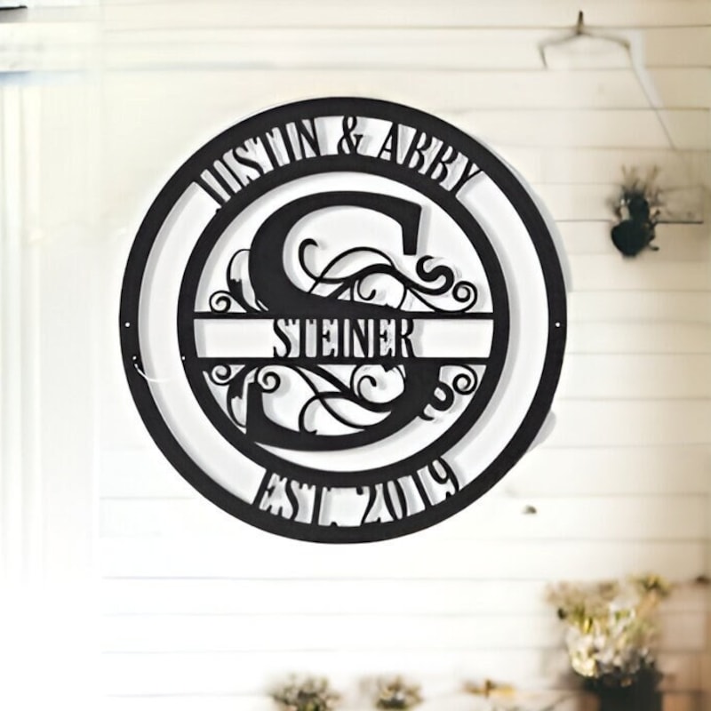 Metal Name Sign - Etsy