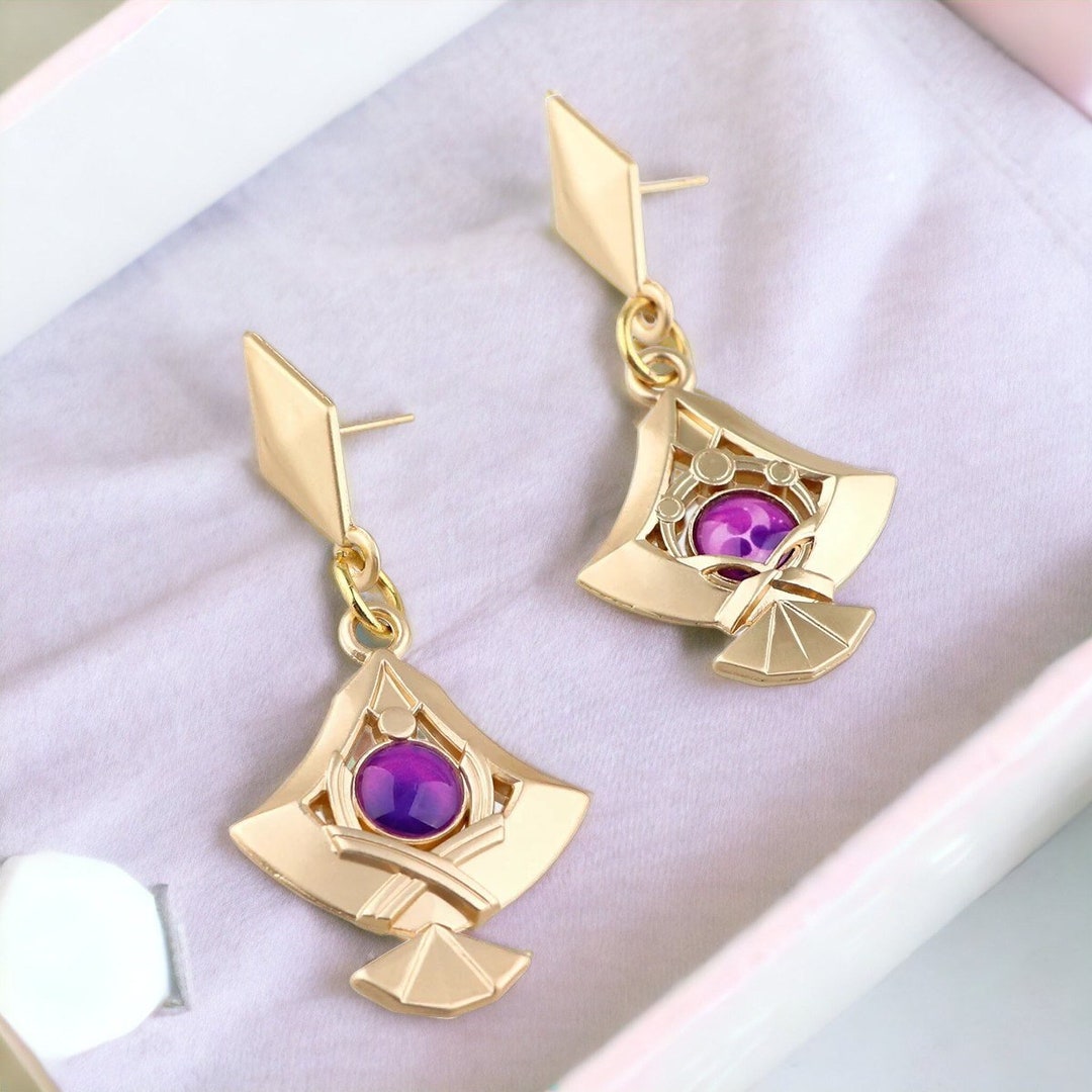 Genshin Impact Yae Miko Earrings Genshin Impact Replica - Etsy