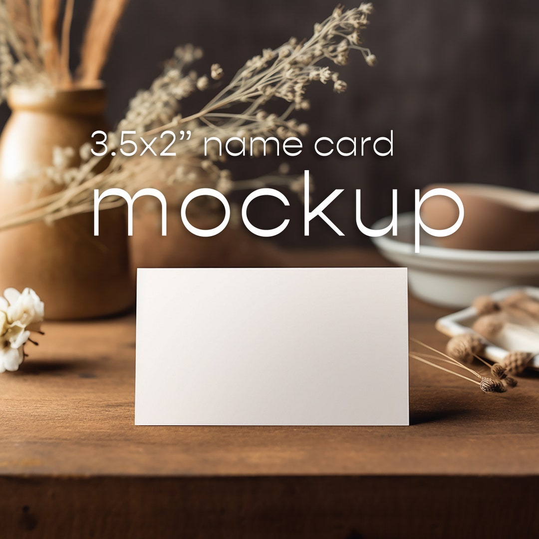 Place Card Mockup, Wedding Card Mock Up, Table Card Mock Up, Wedding ...