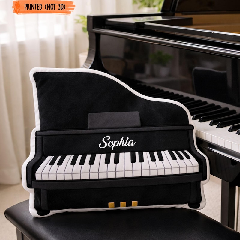 Music Piano Pillow - Etsy