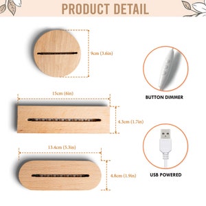 Personalized Book Night Light, Custom Name's Library Acrylic Night ...