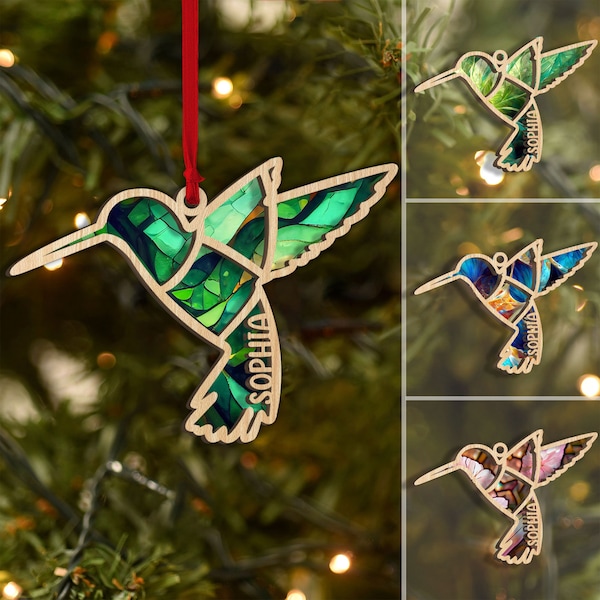Hummingbird Christmas Tree Ornaments - Etsy