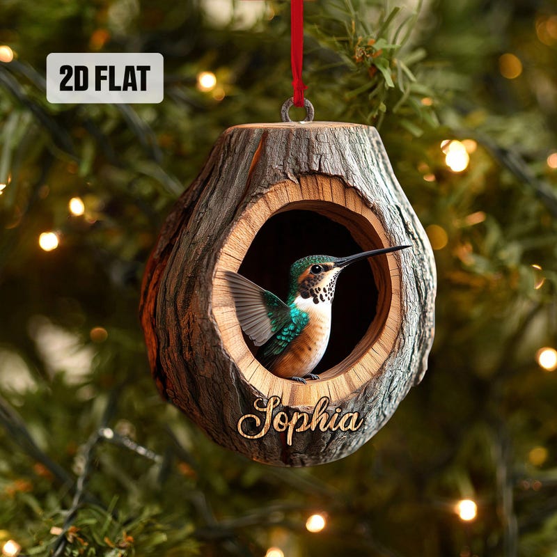 Hummingbird Christmas Tree Ornaments - Etsy