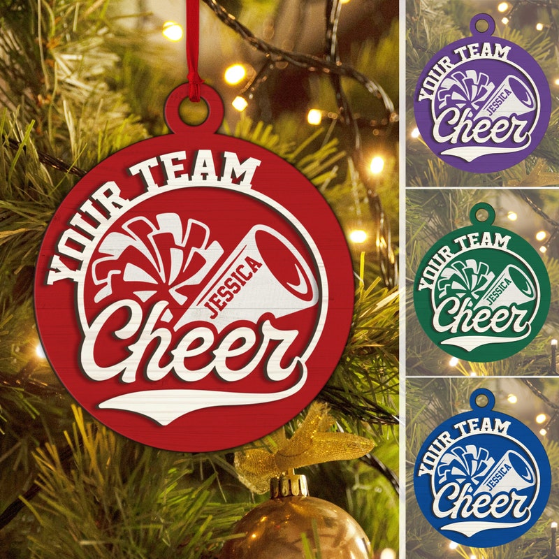 Cheerleading Ornament - Etsy