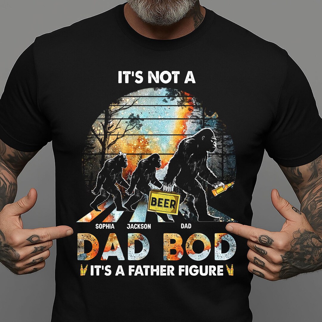 Personalized Funny Dad Shirt, Custom Kids Names Shirt, It's Not A Dad ...