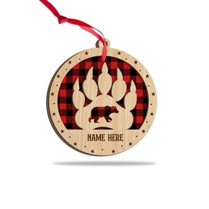 Personalized Native American Layered Wood Ornament, Custom Indigenous ...